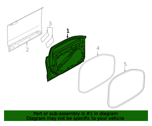 Front Door 32351559 | TascaParts.com