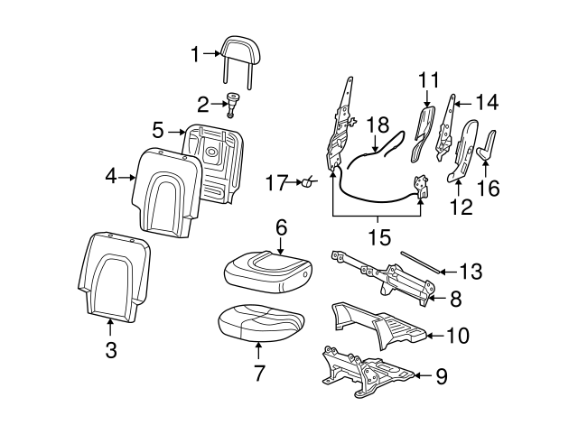 2003-2005 Ford Latch Assembly 2C5Z-7861383-AA | OEM Parts Online