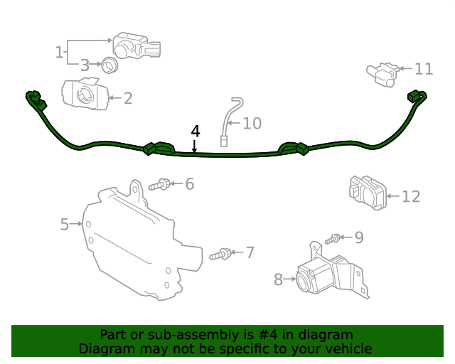 82114-06260 - Harness For 2019-2024 Lexus | Lexus OE Parts