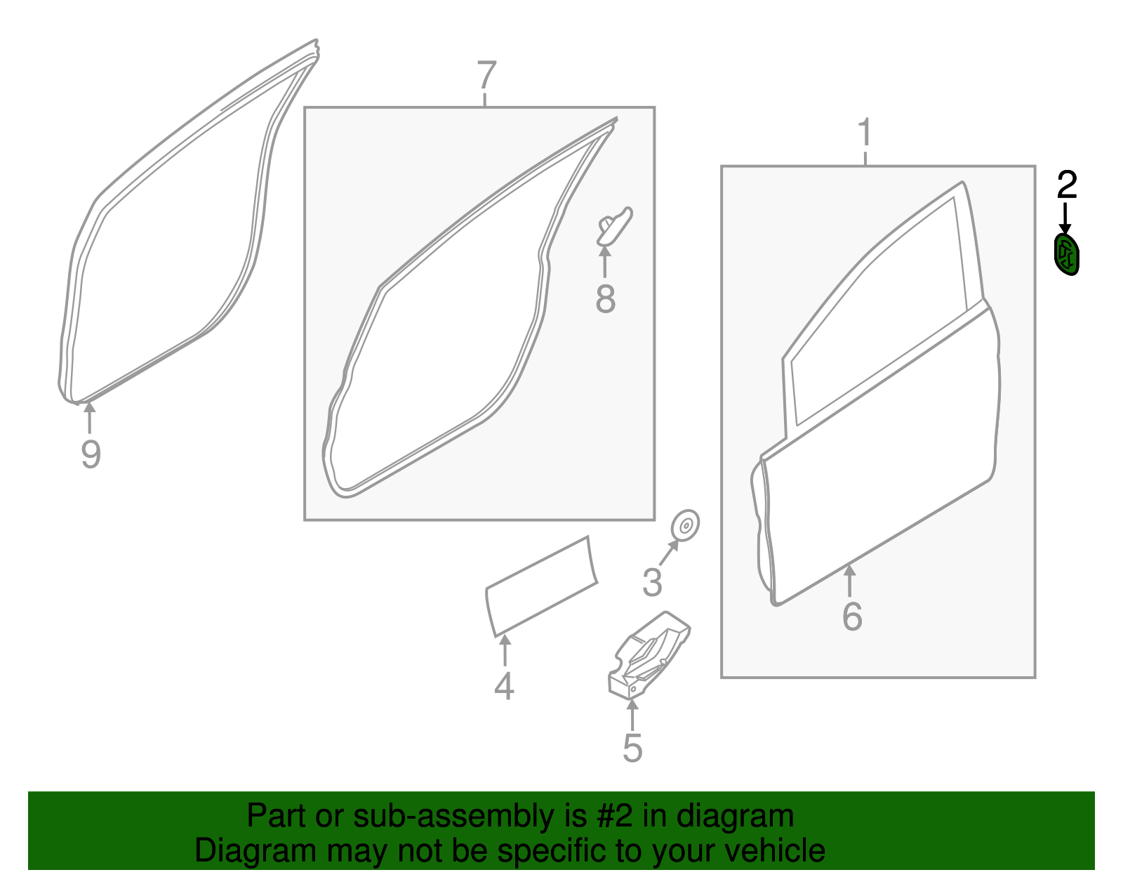 Genuine OEM Ford Part - Door Shell Plug W710048-S300 | Genuine OEM Ford ...