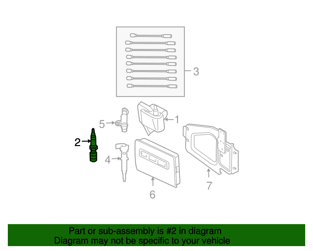 2003-2008 Mopar Spark Plug 68303913AA | TascaParts.com