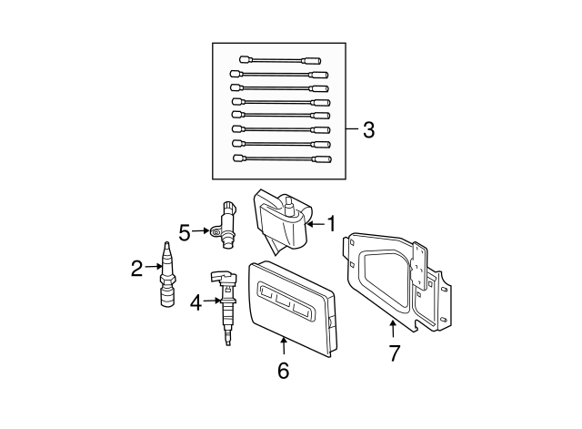 2003-2008 Mopar Spark Plug 68303913AA | Mopar Parts Canada