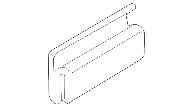 Genuine BMW 07-14-7-229-342 | Belt Molding Clamp | FREE Shipping on ...