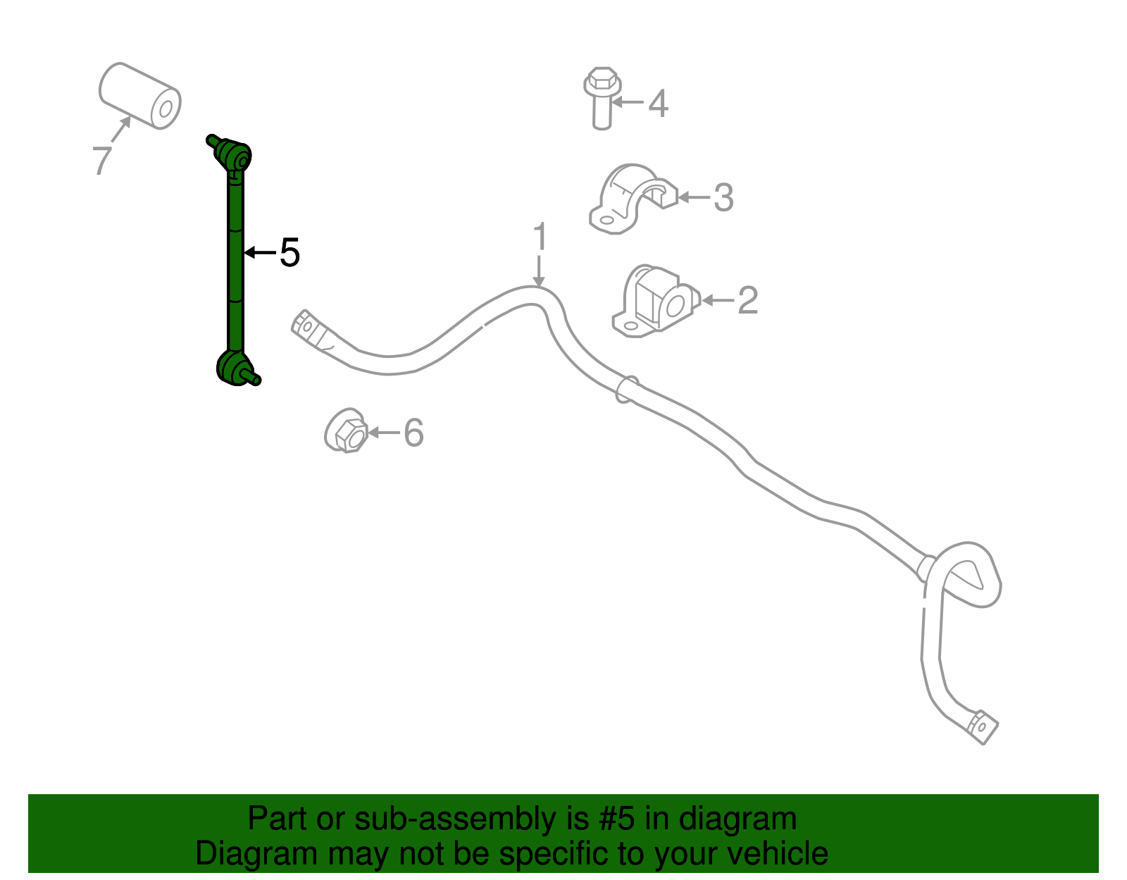 2011-2022 Ford Motorcraft™ Stabilizer Link MEF-405 | OEM Parts Online