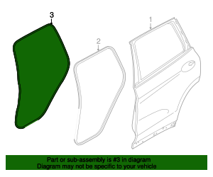 Genuine BMW 51-72-7-468-930 | Surround Weather-Strip | FREE Shipping on ...