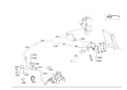 Heating Water Lines for 2025 Mercedes-Benz E 350 | Mercedes-Benz USA Parts