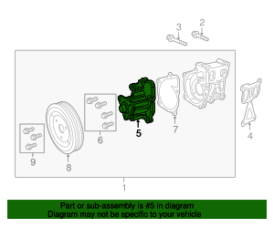 2007-2022 Mopar Water Pump 68046026AA | Mopar Parts Canada