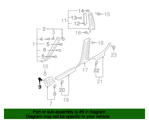 2001-2008 Hyundai Trunk Side Trim Plug 85746-02000-QS | OEM Parts Online