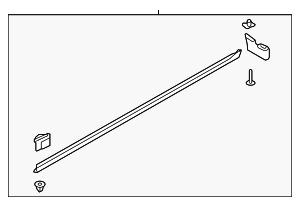 2013-2019 Hyundai Rocker Molding 87752-B8000-CA | OEM Parts Online