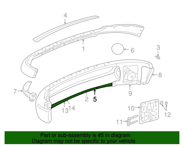 2002 Dodge Ram 1500 Air Dam 55077337AB | TascaParts.com