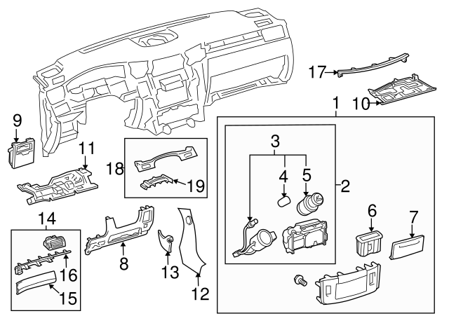 2013-2015 Lexus LX570 Finish Molding 55476-60160 | SSL Parts