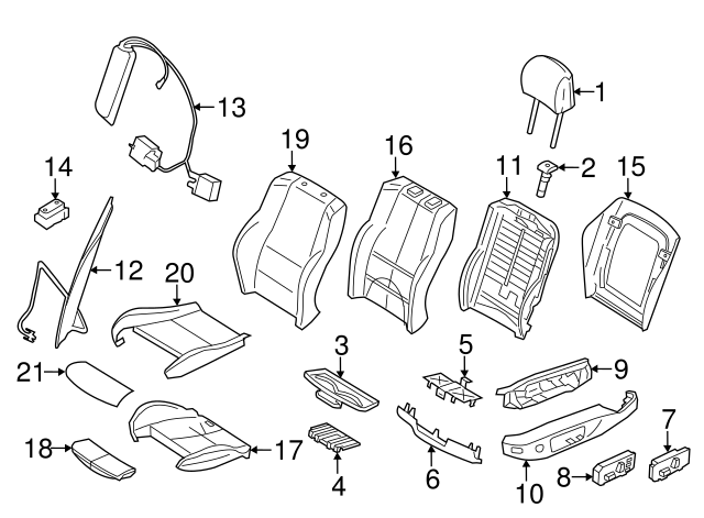 52107255699 - 2011-2018 BMW Cover (52-10-7-255-699) | BMW of South ...