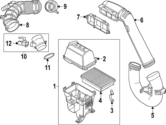 28210-Q5500 - Air Duct 2024 Kia Seltos | Kia.Parts Store