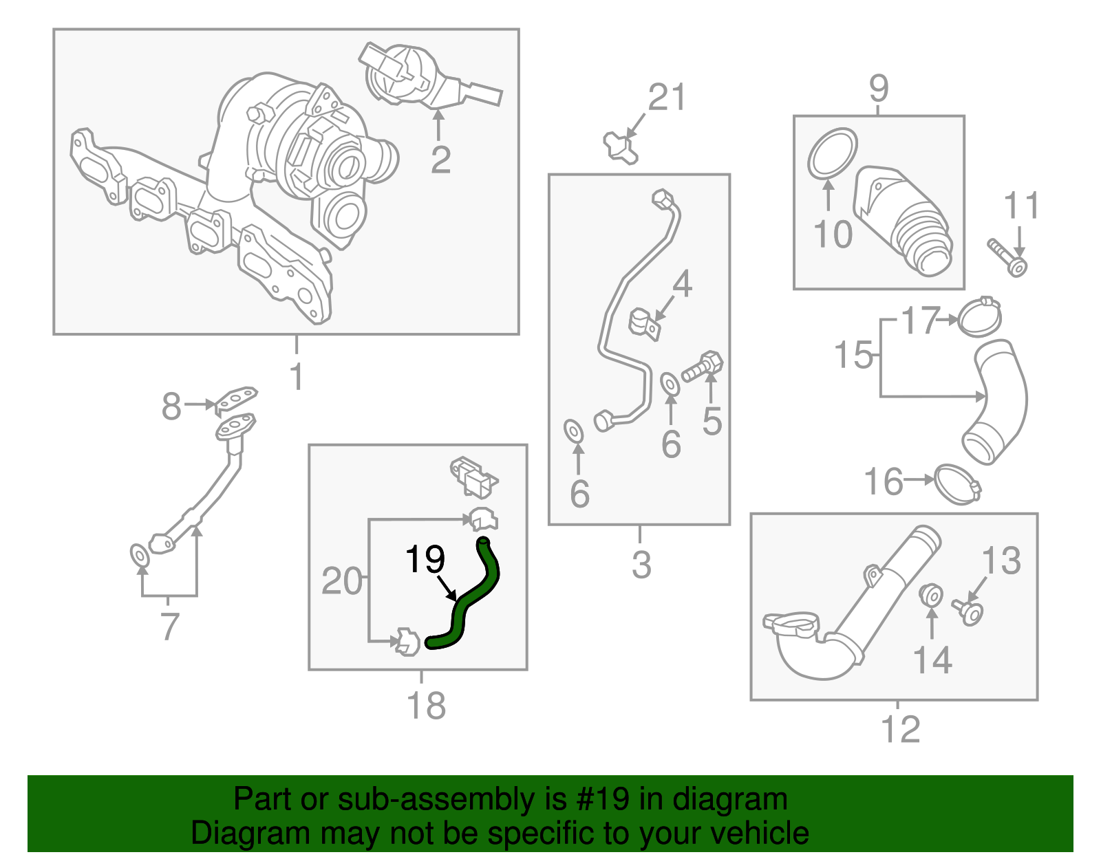 2015-2016 Audi A3 Manifold Absolute Pressure Sensor 04L-145-049-AF ...
