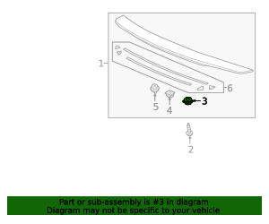 90303-TEY-Y01 - Spoiler Assembly Collar 2018-2020 Honda Civic | Honda ...