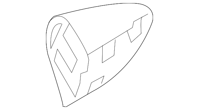 099-766-17-00-7992 - Exterior Door Handle Cover 2015-2023 Mercedes-Benz ...