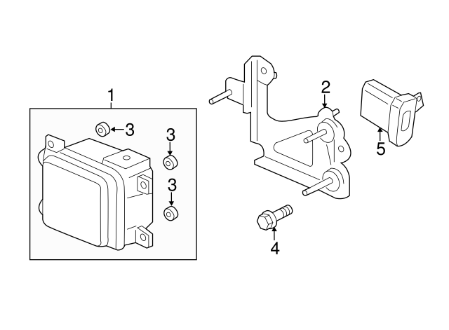 2016-2017 Acura RLX Radar Sub Assembly 36802-TY2-A32 | OEMAcuraPart