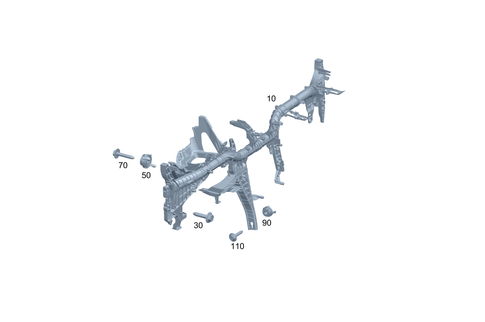 Crossmember Under Instrument Panel for 2024 Mercedes-Benz GLC300 ...