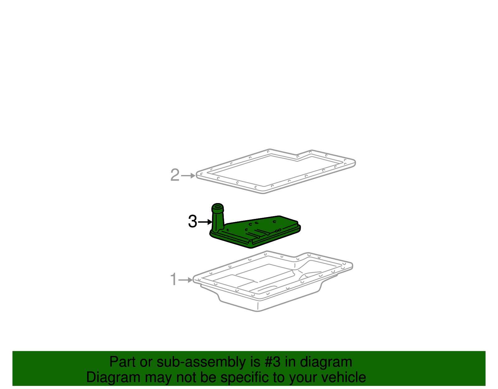 1989-2007 Ford Transmission Oil Filter YC3Z-7A098-AA | QuirkParts