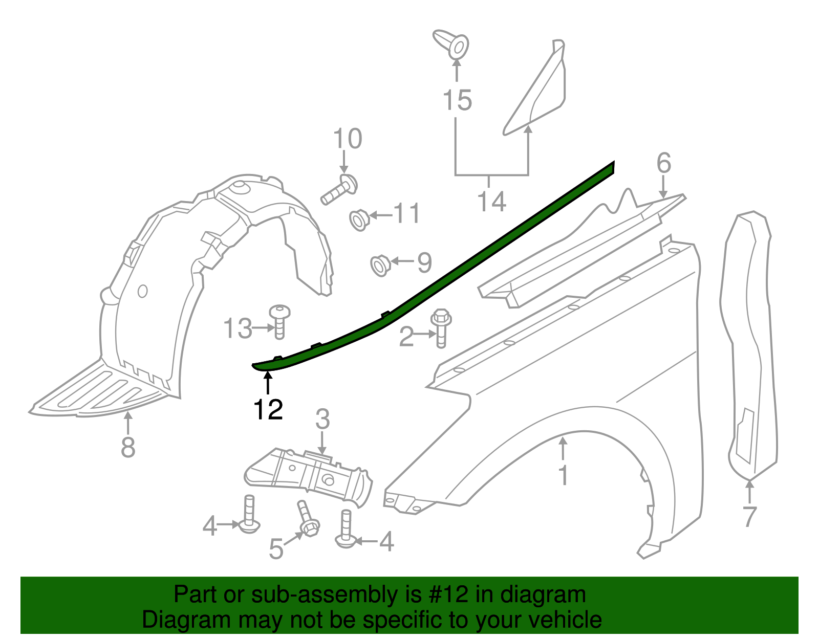 2012-2017 Hyundai Azera Molding 87772-3V100 | OEM Parts Online