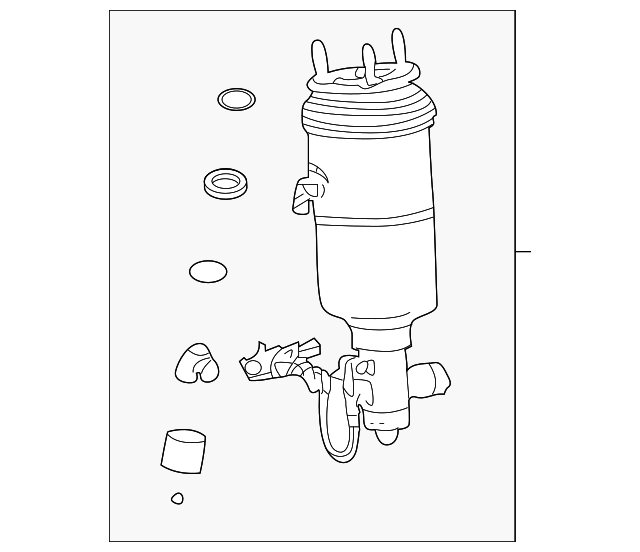 48010-50400 - Air Spring For 2018-2020 Lexus | Lexus OE Parts