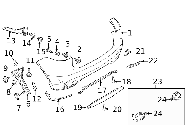 Genuine OEM Finish Molding Part# J9C28898 Fits 2021-2023 Jaguar E-Pace ...