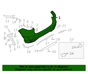 2021-2023 Jaguar E-Pace Bumper Cover J9C27143LML | OEM Parts Online