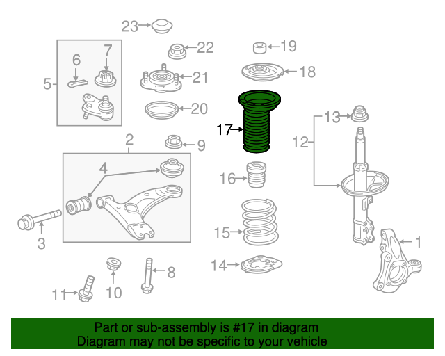 48157-47020 - Insulator - 2010-2020 Toyota | OEM Genuine Toyota Parts