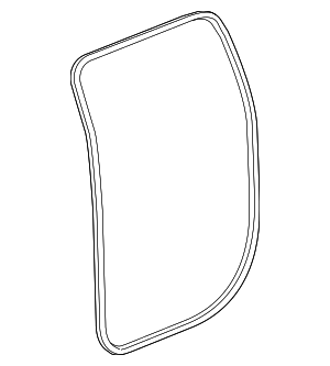 2021-2024 GM Rear Passenger Side Door Weatherstrip 84688302 GM ...