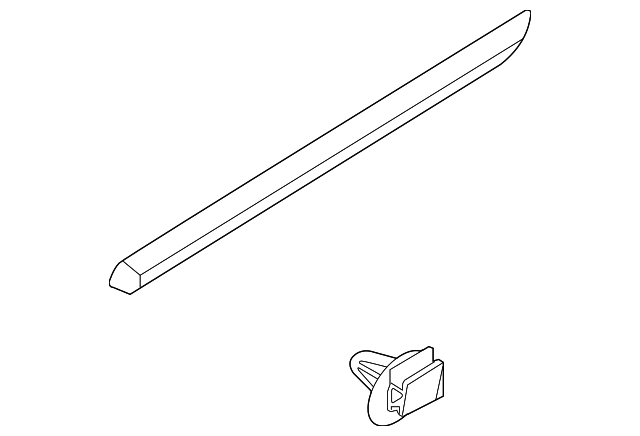 2008-2016 Volvo XC70 Lower Molding - Passenger Side (RH) 31276155 ...