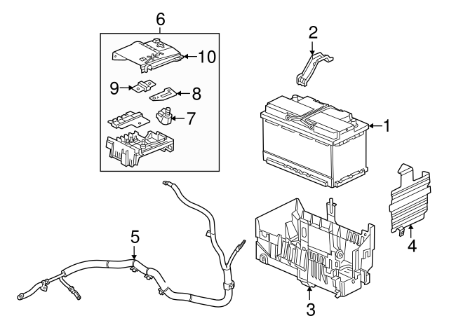 2016-2019 Buick Cascada 275 Amp Front Compartment Fuse Block Fuse ...