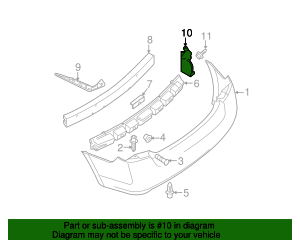 2007-2012 Nissan Sentra Closing Plate 78818-ET00A | OEM Parts Online