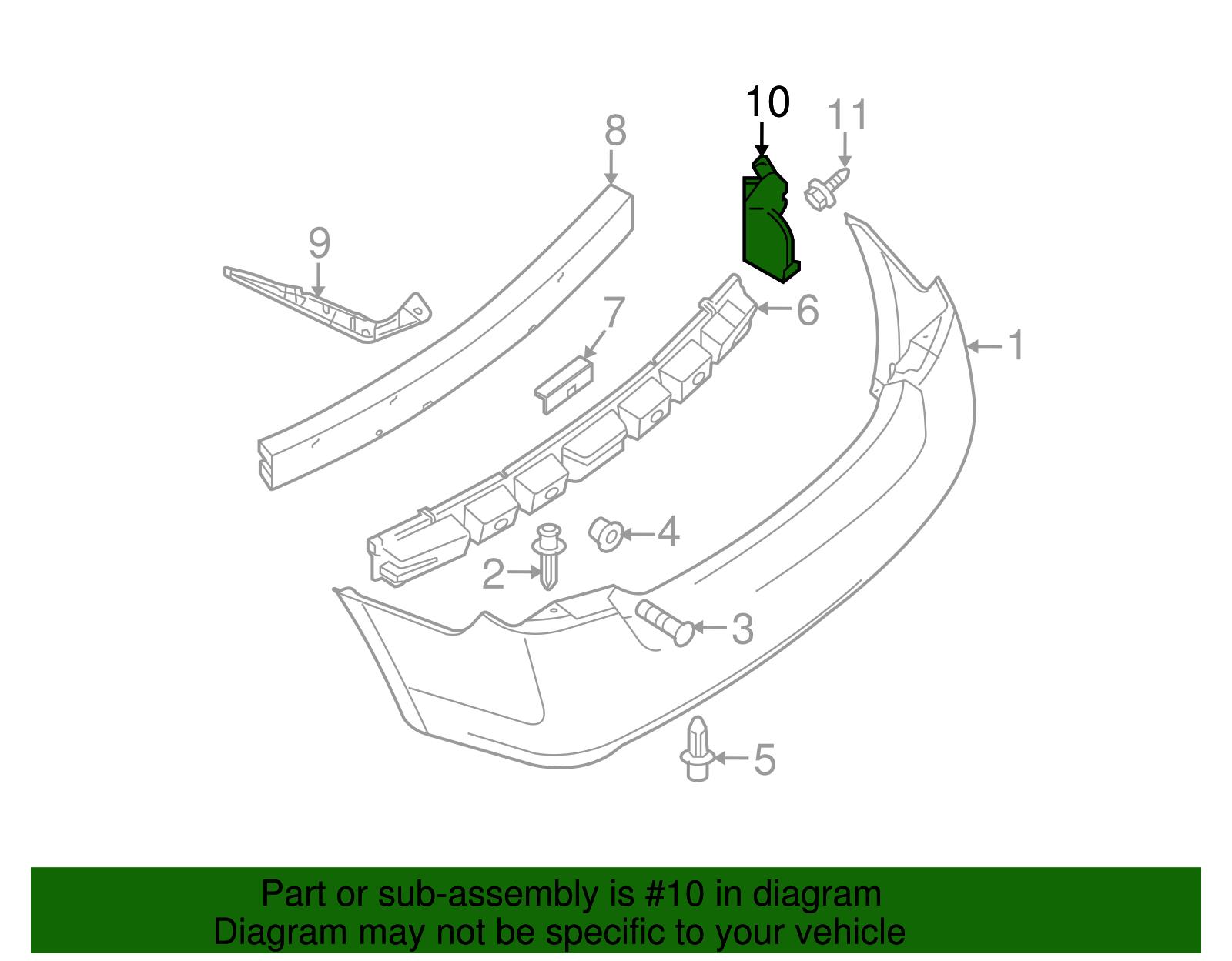 2007-2012 Nissan Sentra Closing Plate 78819-ET00A | OEM Parts Online