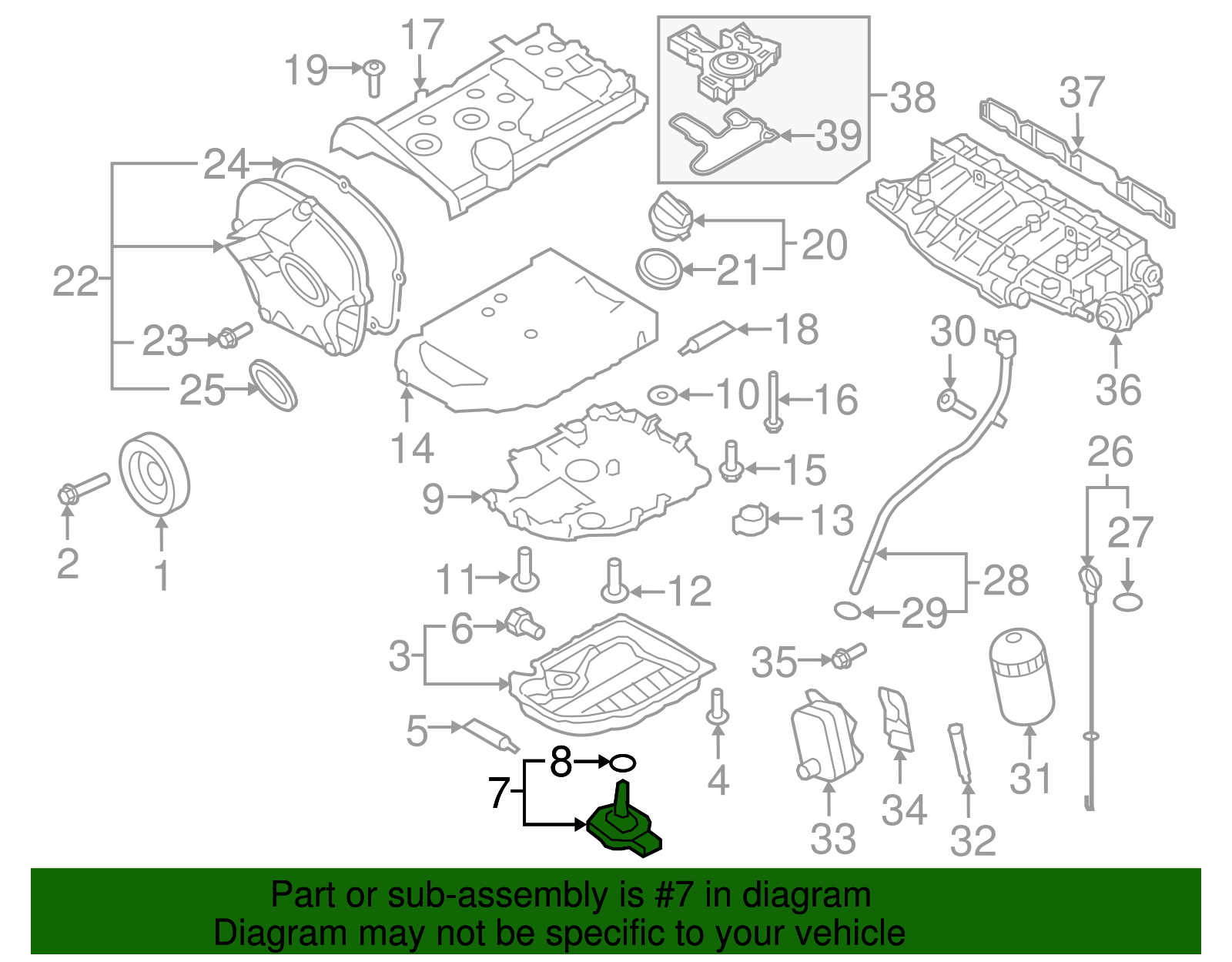 2005-2018 Audi Level Sensor 06E-907-660 | OEM Parts Online
