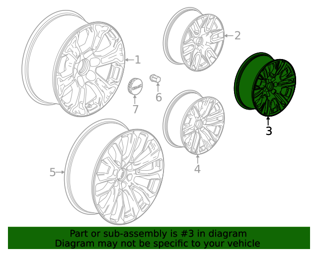 84308400 - Wheel, Alloy 2019-2024 GMC | GMPartsNow