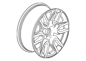 2019-2024 GMC Wheel, Alloy 23376228 GM | GMPartsDirect.com