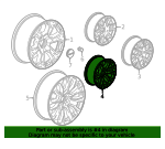 84647039 - 20x9 Aluminum Wheel 2021-2023 GMC | GMPartsNow