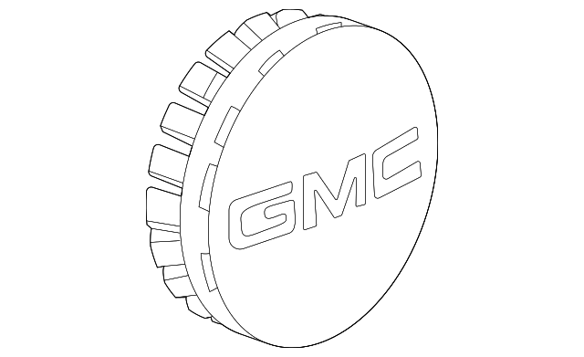 2019-2024 GMC Wheel Cap 84335832 GM | GMPartsDirect.com