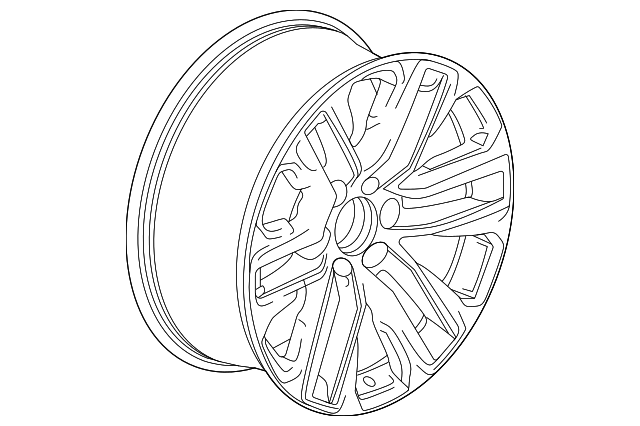 84647039 - 20x9 Aluminum Wheel 2021-2023 GMC | GMPartsNow