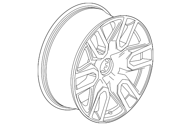 2019-2024 GMC Wheel, Alloy 23376228 GM | GMPartsDirect.com