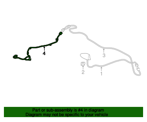 2016-2019 Toyota Tacoma Antenna Cable 86101-04090 | Toyota Parts