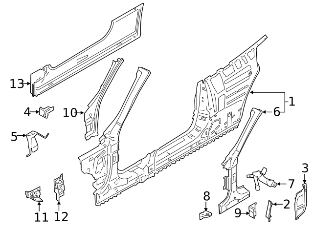 41007347364 - 2014-2020 BMW Windshield Washer Fluid Reservoir Bracket ...