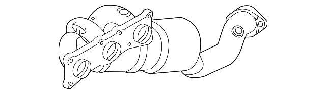 18407558769 - 2007-2010 BMW X5 3.0L Non Turbo Exhaust Manifold ...