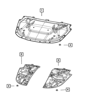 2019-2025 Ram 1500 Hood Silencer 68310029AC | Mopar eStore