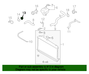 BP6F-15-171A - Engine Coolant Thermostat - 1995-2005 Mazda | Mazda Swag