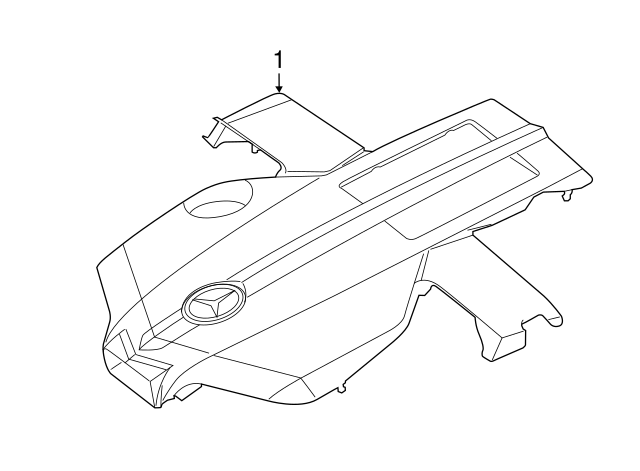 276-010-87-12 - Engine Cover 2016-2020 Mercedes-Benz | Mercedes-Benz ...