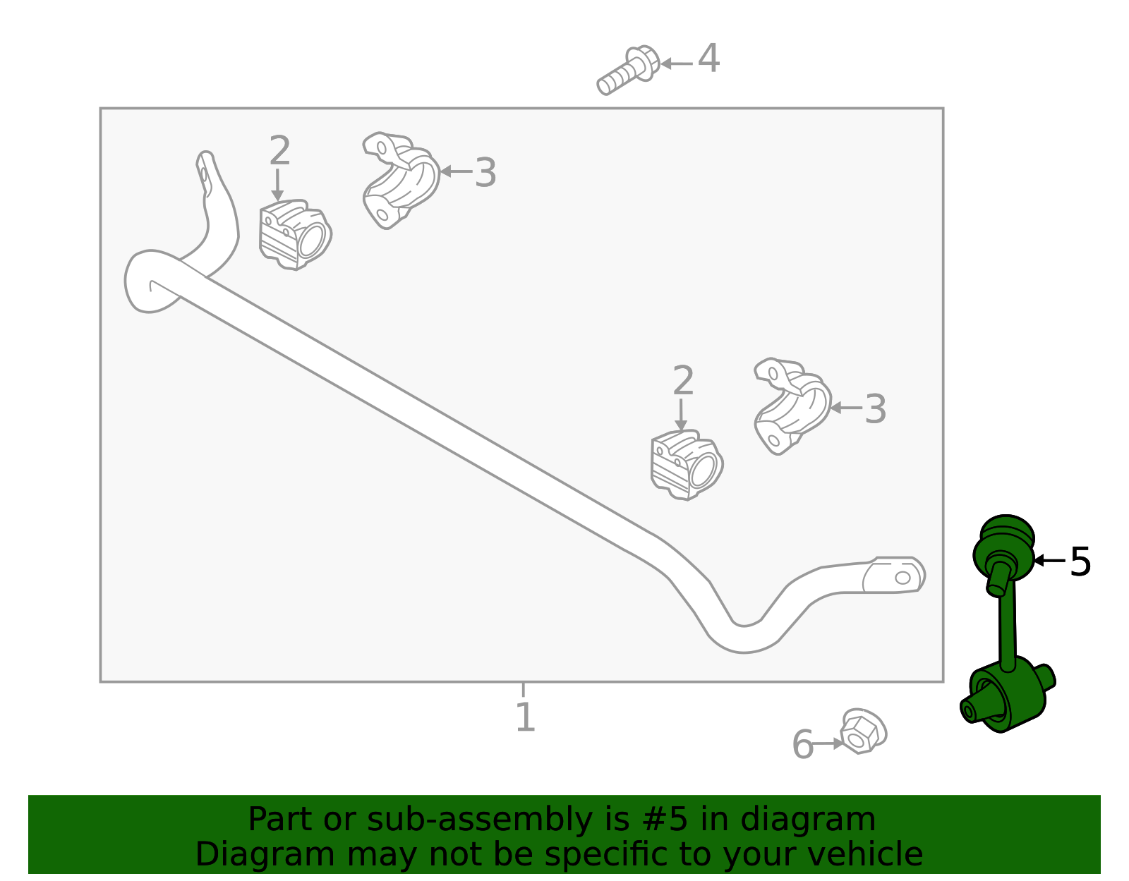 55530-Q5000 - Suspension Stabilizer Bar Link Kit 2021-2025 Kia Seltos ...