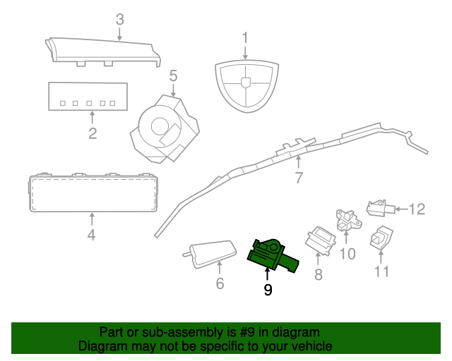2013-2020 Mopar Sensor 68137949AA | TascaParts.com