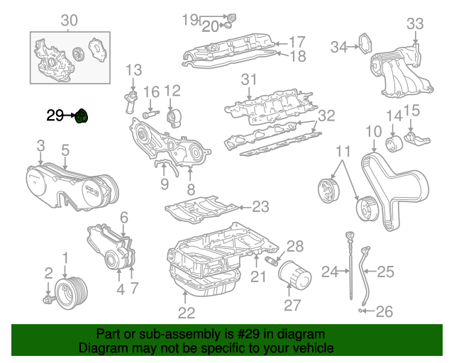 1994-2010 Toyota Crankshaft Gear 13521-20020 | OEM Parts Online