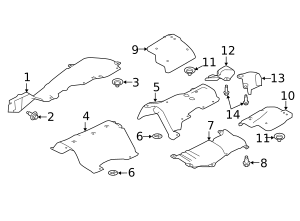 2013-2022 Land Rover Range Rover Muffler Shield LR033705 | Express Land ...